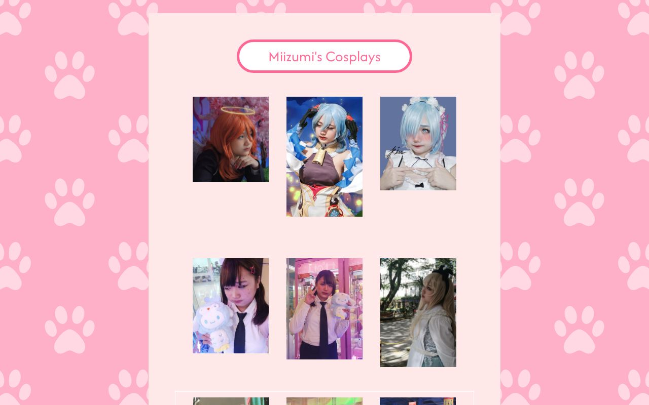 Miizumi's Cosplays